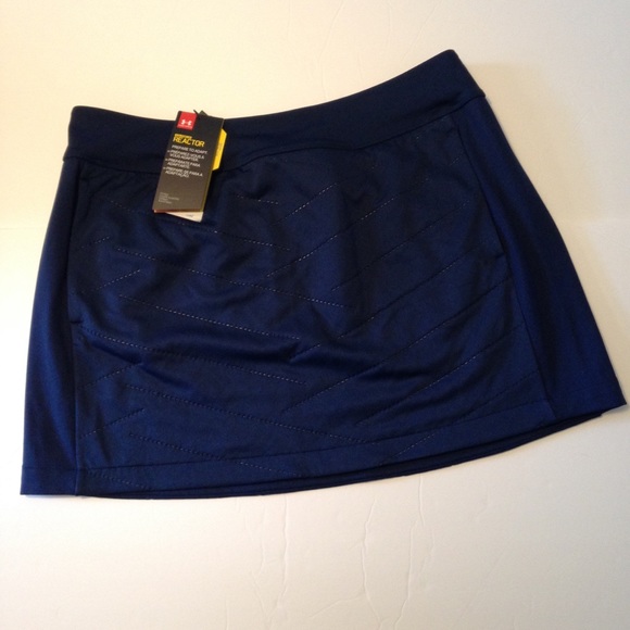 Under Armour | Skirts | Nwt Ua Under Armour Coldgear Reactor Skirt Navy ...